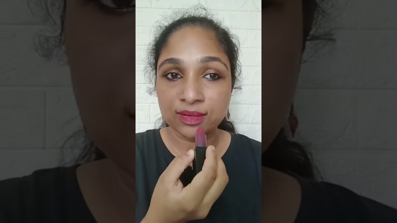 Swiss beauty hd matte lipstick -22 Brandy Harrington . without makeup ...