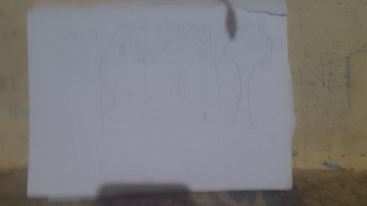 not scale scenery drawing - YouTube