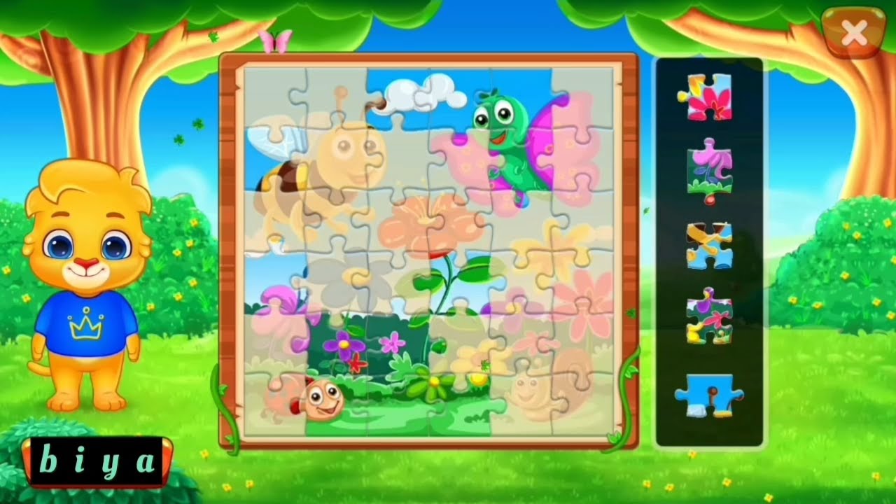 cute honey bee & cute butterfly|riddles,puzzle|animal puzzles for kids ...