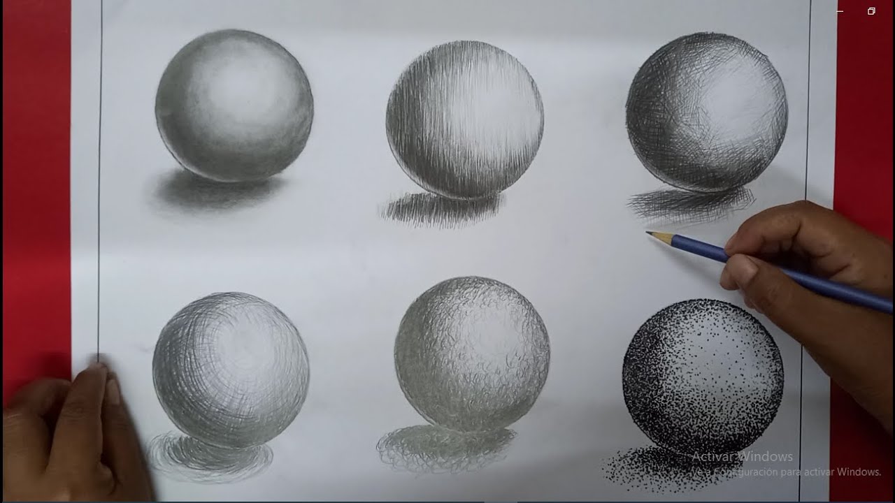 6 TÉCNICAS DE SOMBREADO ️ Aprende a sombrear de PRINCIPIANTES A ...