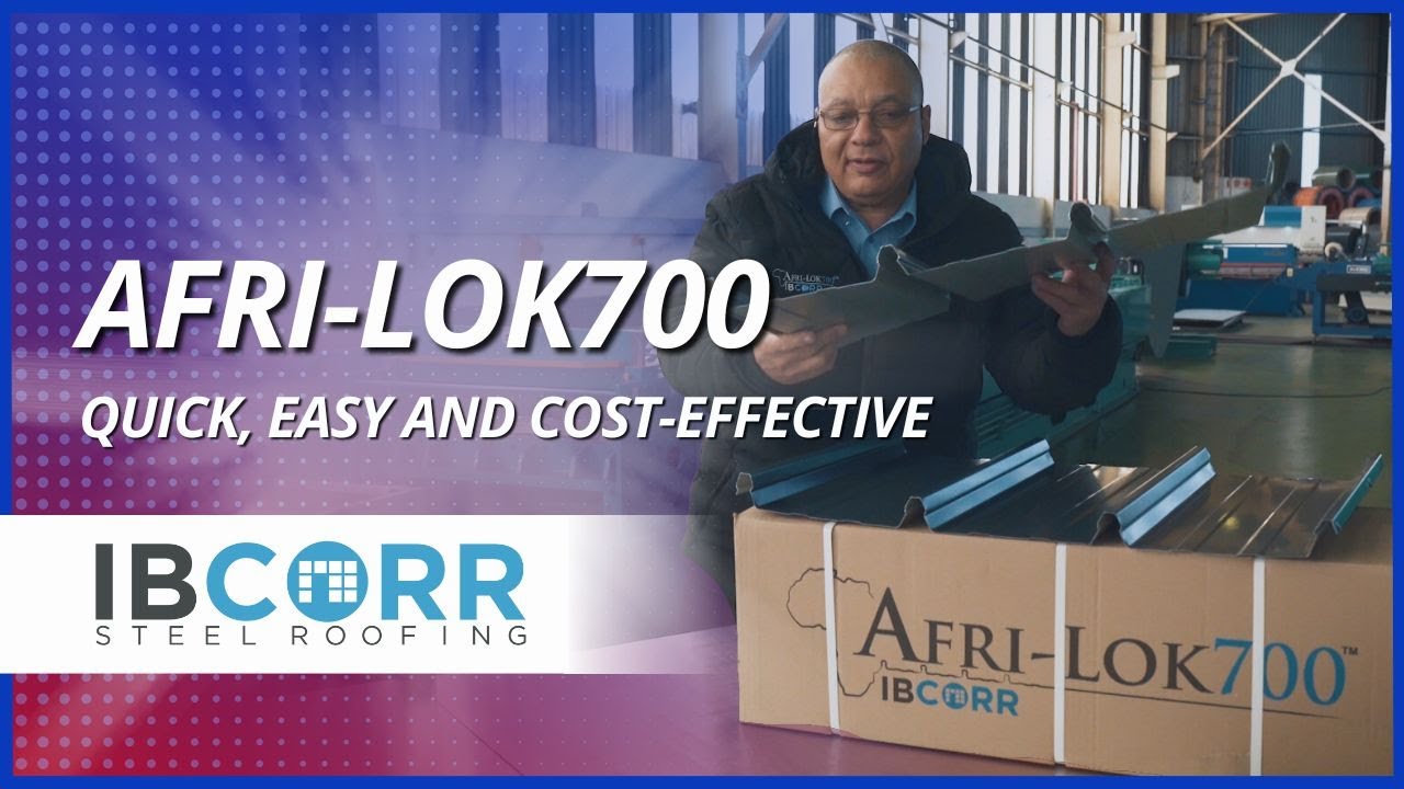 IBCORR Steel Roofing - AfriLok700 - YouTube