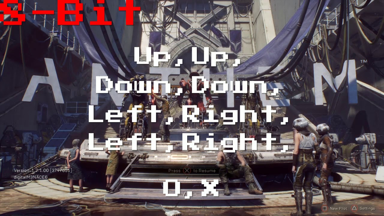 Konami Code Easter Egg| Anthem - YouTube