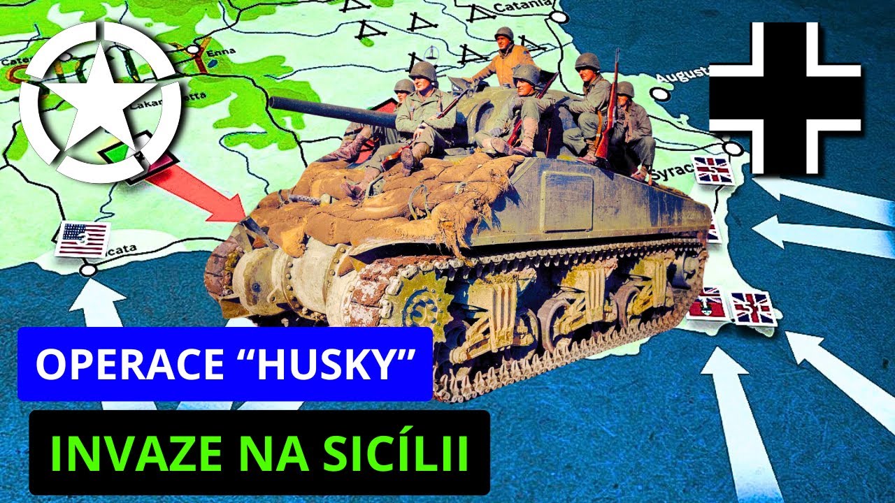 OPERACE HUSKY: INVAZE NA SICÍLII...Která sestřelila Mussoliniho - YouTube