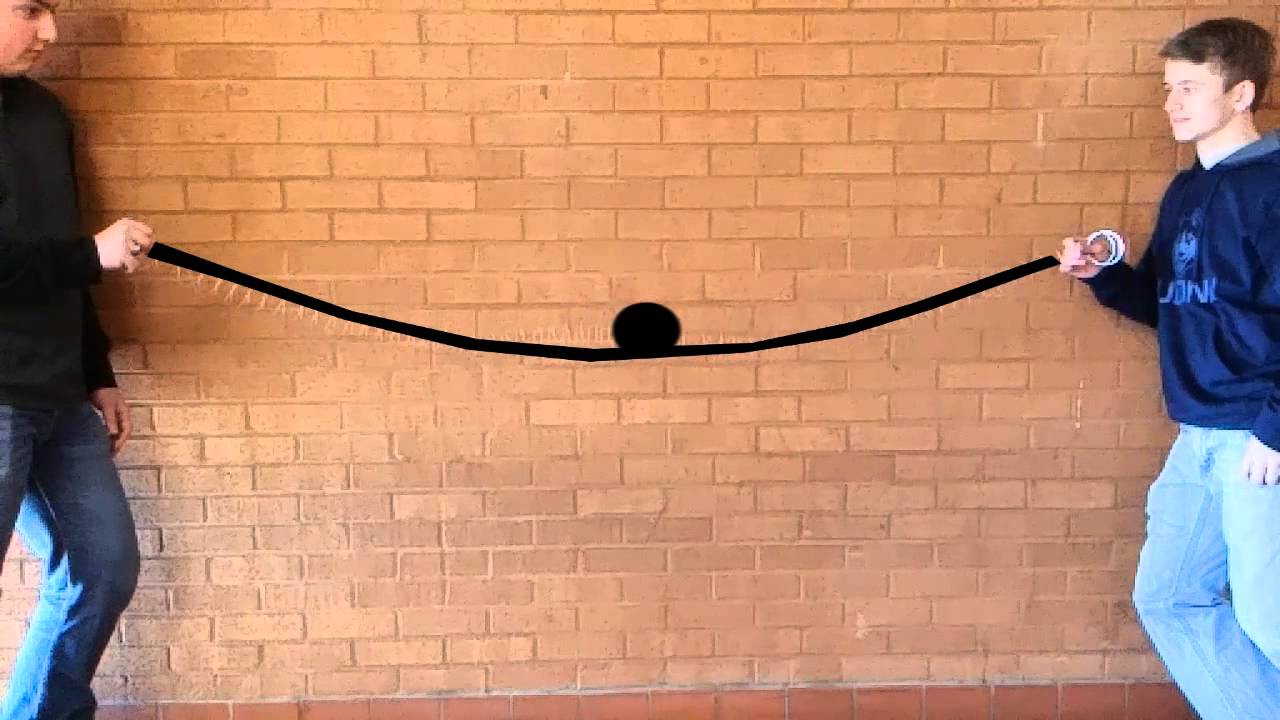 Slinky Mechanical Wave Fixed Endpoint Constant Tension Smallest Pulse ...