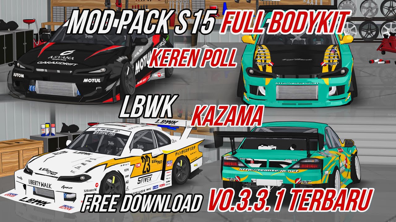 FR LEGENDS Mod Pack Full Update Bodykit ️| Terbaru 2023 v0.3.3.1 ️ ...