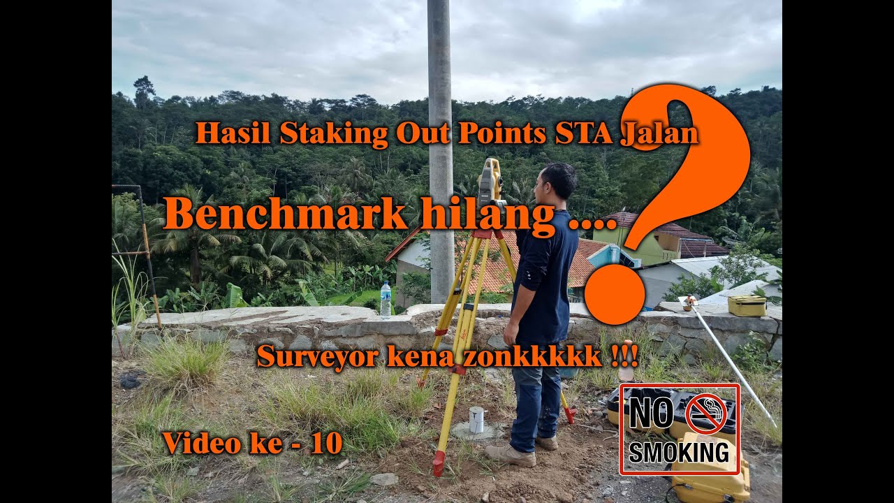 Hasil Stake Out STA Desain Jalan - YouTube