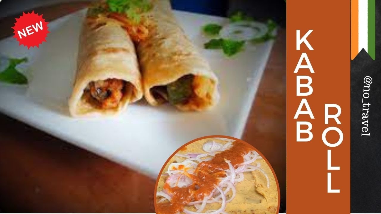 Amul Butter Loaded Kabab Roll || Vijay Vej Kabab || Krishna Nagar - YouTube