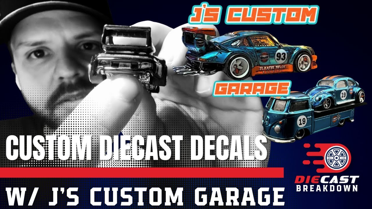 How to Do Custom Diecast Decals the RIGHT way with J's Custom Garage ...
