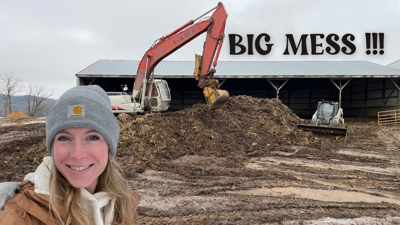 MUDDY MESS ON OUR WISCONSIN FARM! | cleaning sheds, holiday beef ...