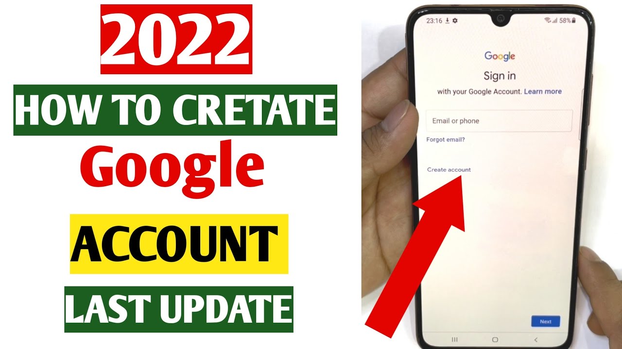 How To Create Google Play Store Account 2022/Create Google Account /New ...