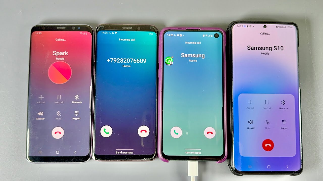 Samsung Galaxy S8 + Samsung S9 + Samsung S10e + Samsung Galaxy S20 ...