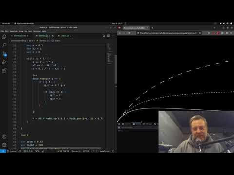 Javascript Cosmology: LIVE-CODING the expanding universe | Nonexpanding Ep3 - YouTube