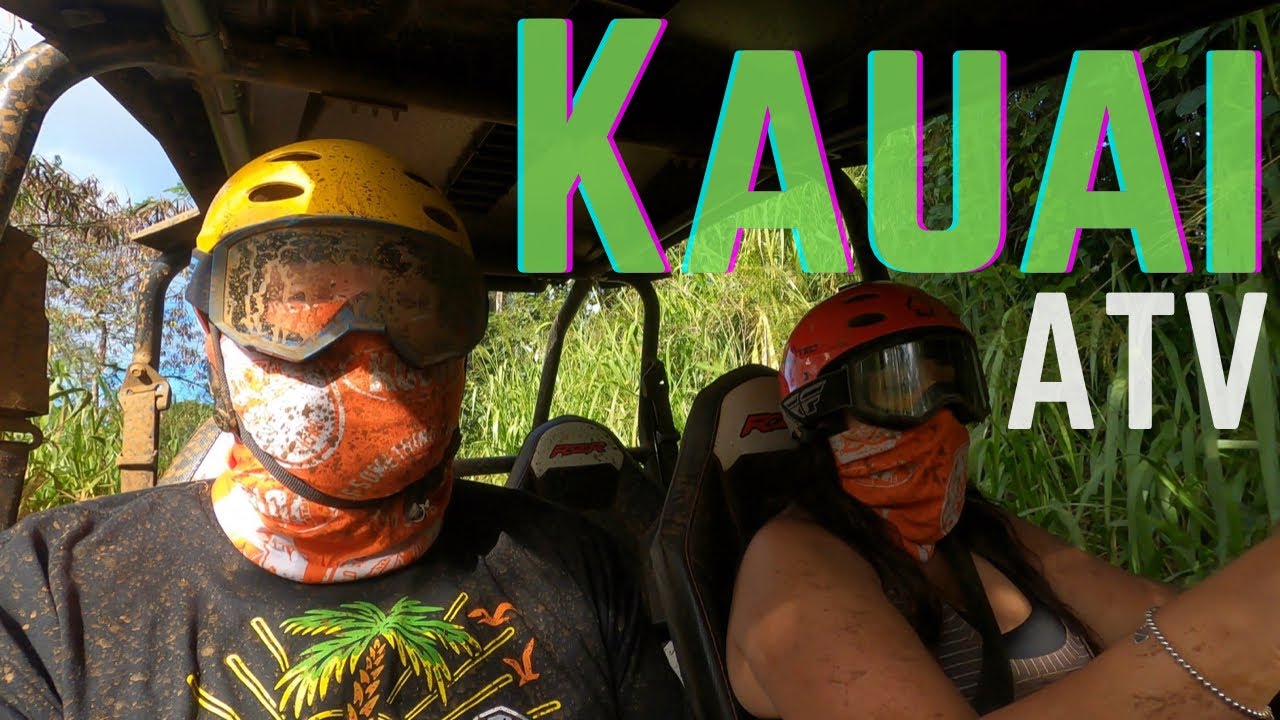 The Best ATV TOUR in Hawaii | Kauai ATV Waterfall - YouTube
