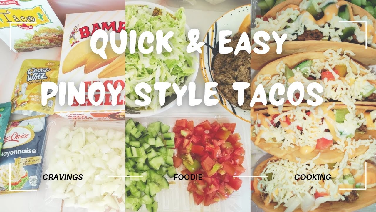 Home Made Beef Tacos • Pinoy Style Tacos Recipes | Super Easy Lang ...