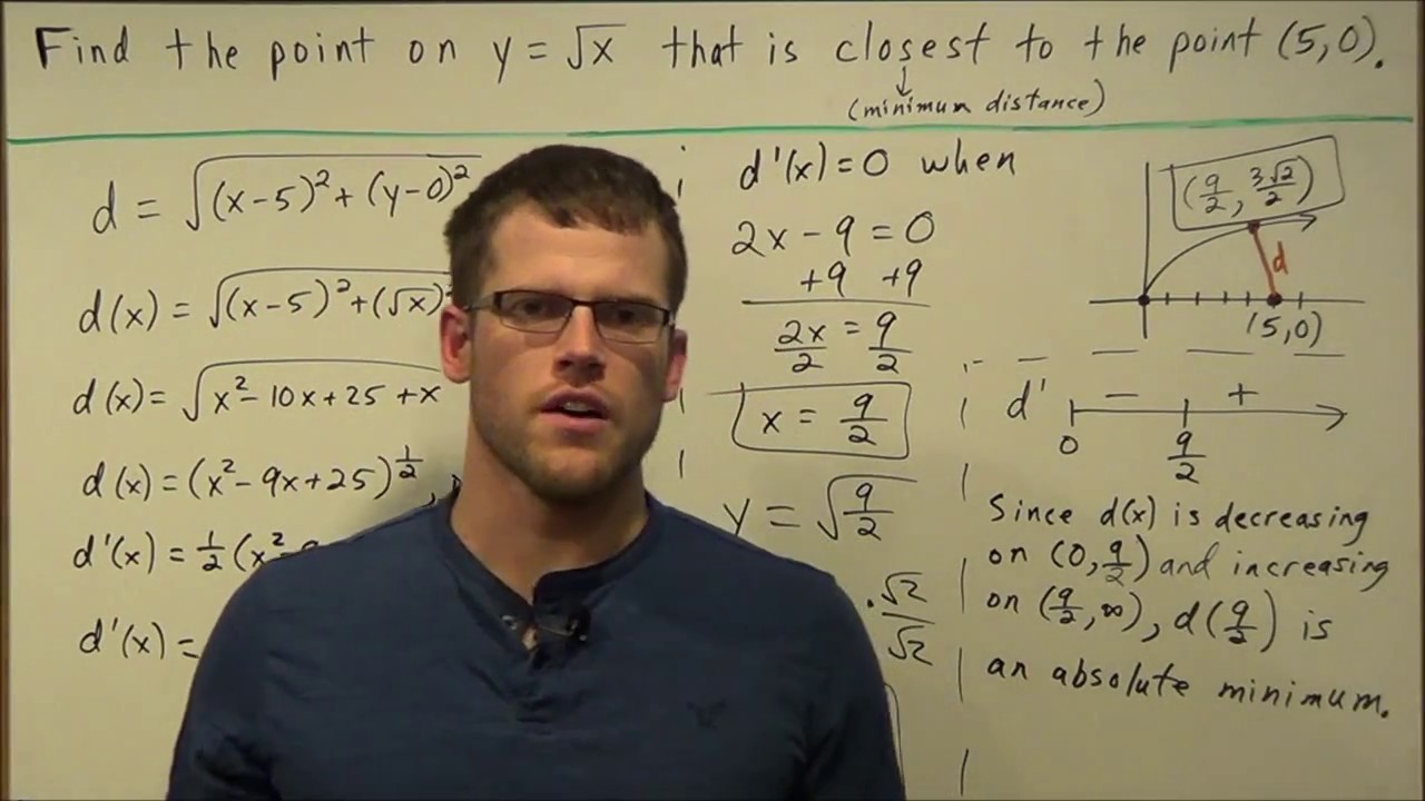 Optimization Problem Involving Distance Formula YouTube optimization-problem-involving-distance-formula-youtube