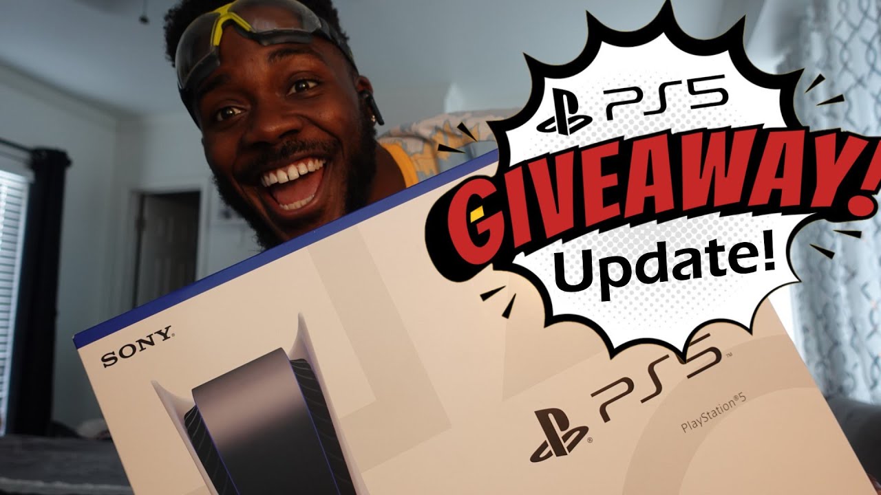 PS5 GIVEAWAY UPDATE! Winner Annoucement Date! - YouTube