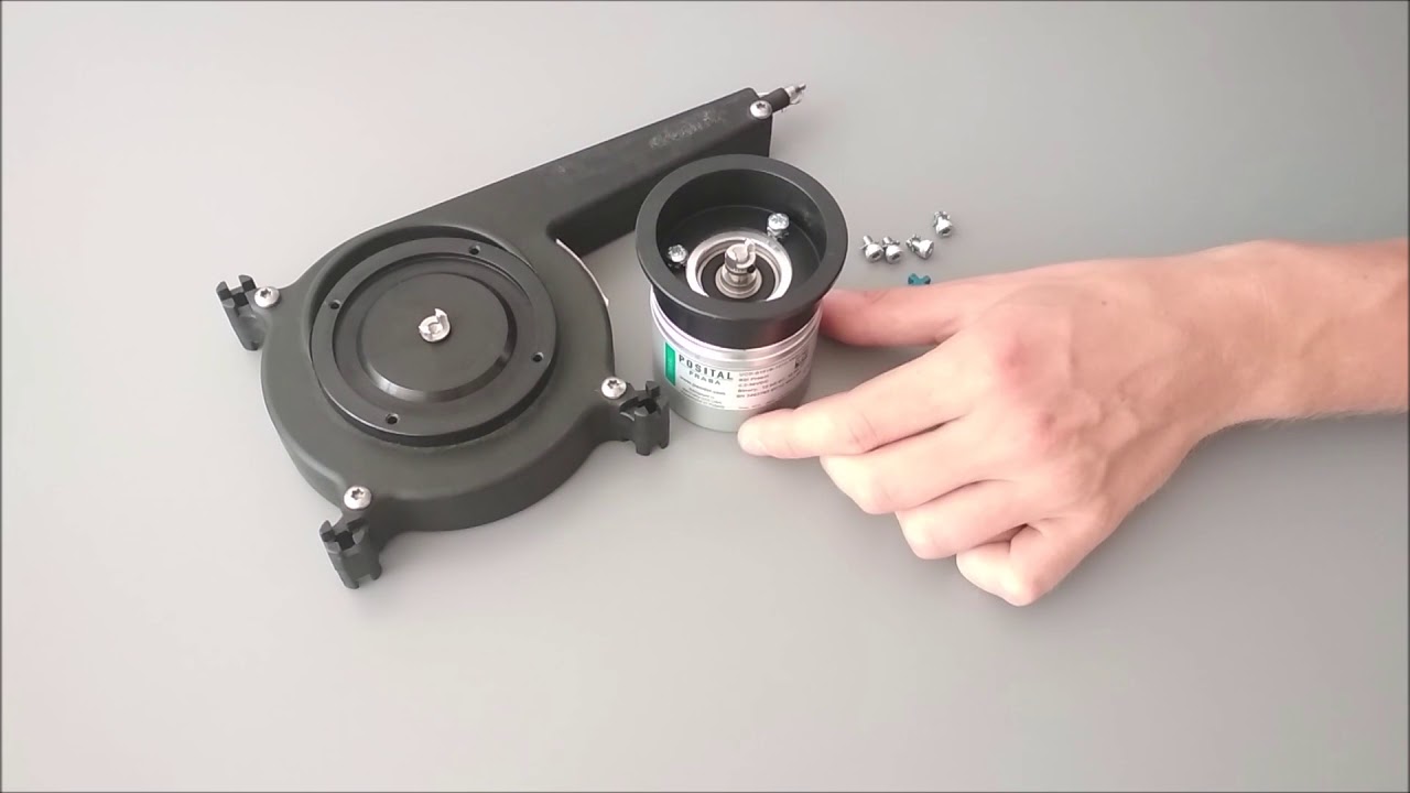 Posital Fraba's draw-wire encoder assembly WPS-7500 - YouTube