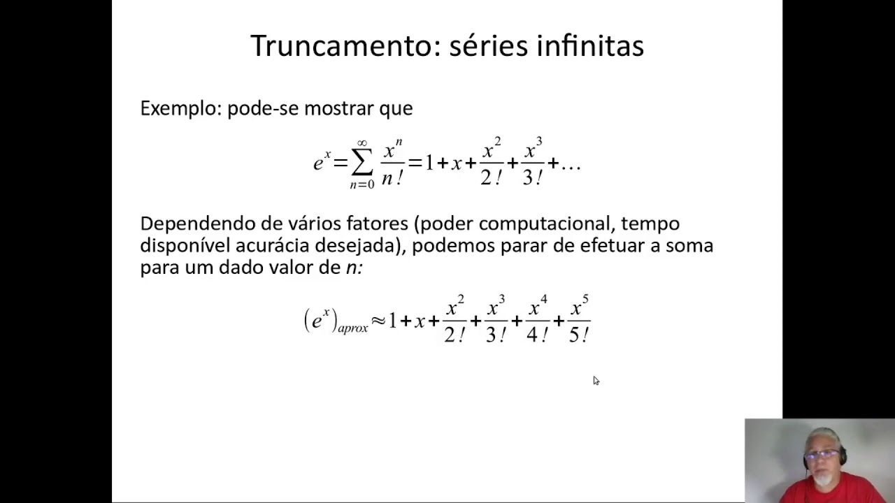 48 - Erros de truncamento: expansão em séries - YouTube