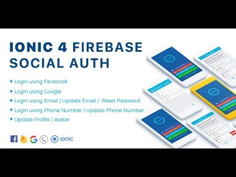 Authy - Ionic 4 Firebase Auth Full App / Phone Auth / Google / Facebook / Email for Android and ...