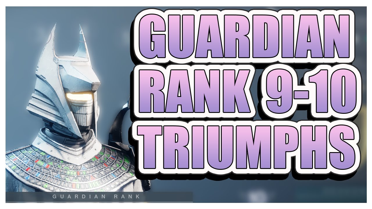 Guardian rank 9-10 Triumphs (Season of defiance) - YouTube
