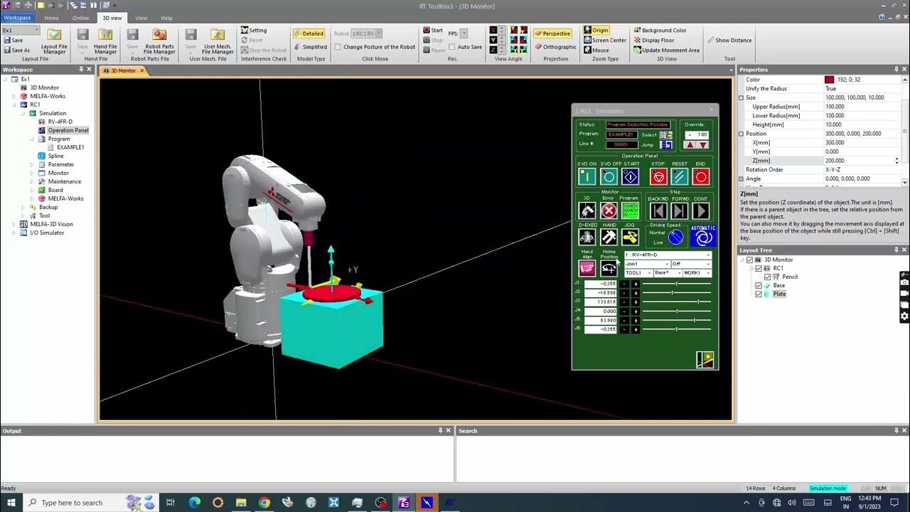 Robot Melfa Programming Lesson 4 Robot Programming Add Objects In 9317