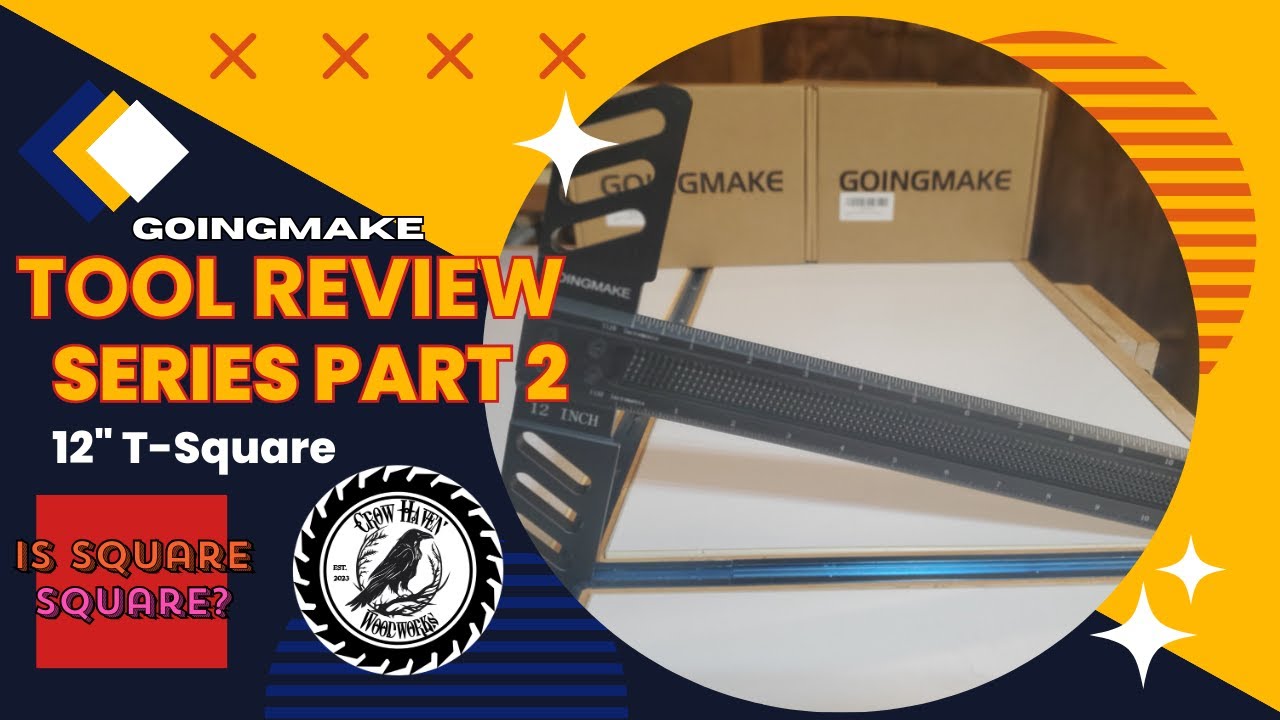 Tool Review Series Part 2 GoingMake 12" T-Square - YouTube