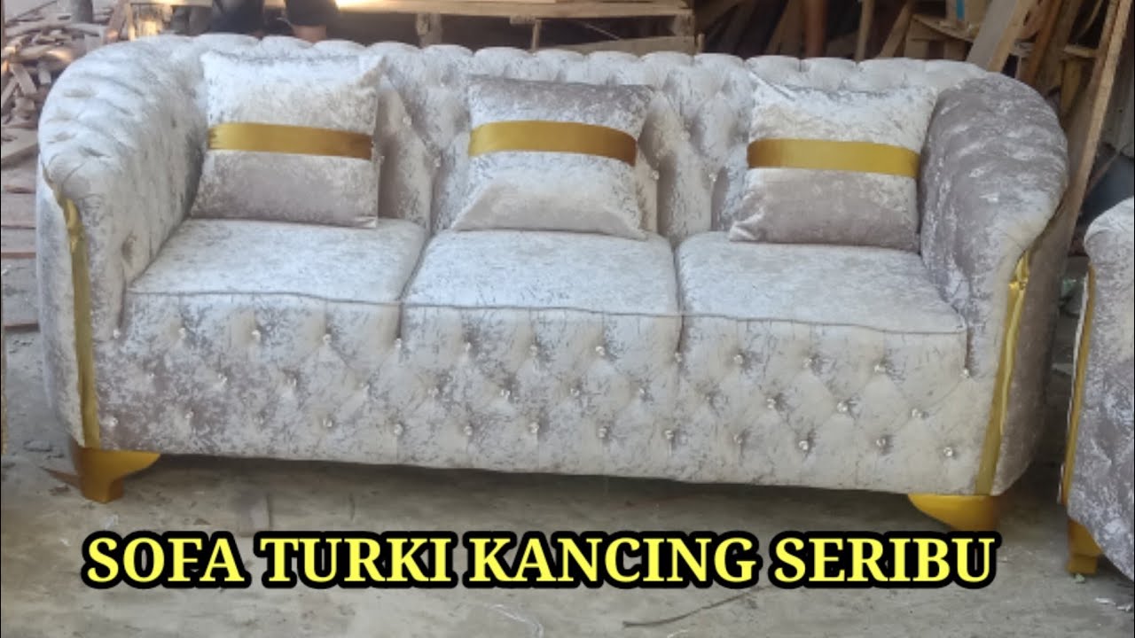 Sofa Turki bulan catur keliling LES GOLD - YouTube