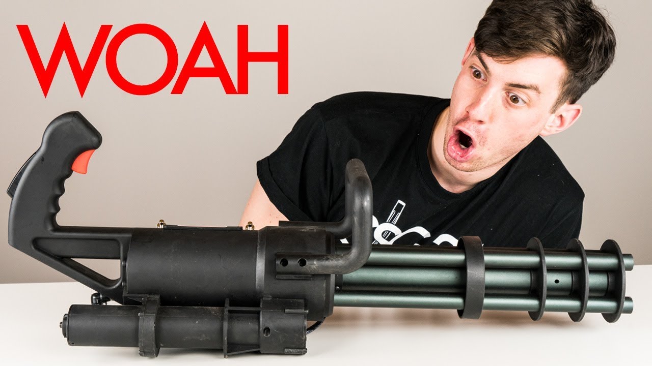 UNBOXING the 1000$ AIRSOFT MINIGUN - YouTube