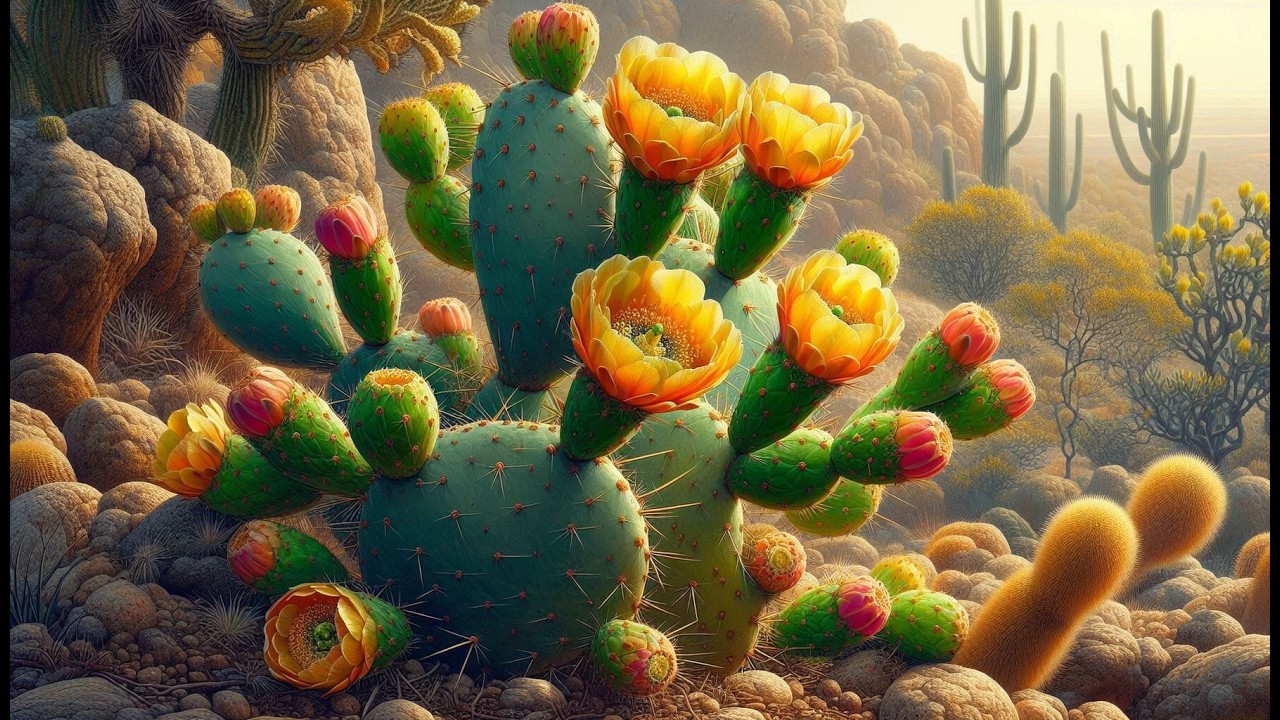 Chumbera (Opuntia ficus indica) - YouTube
