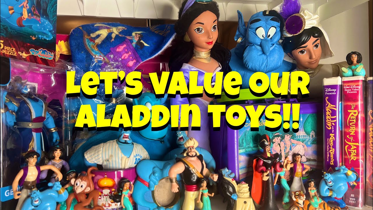 “Valuing My Toy Collection” Ep. #143 Disney Aladdin Toys - YouTube