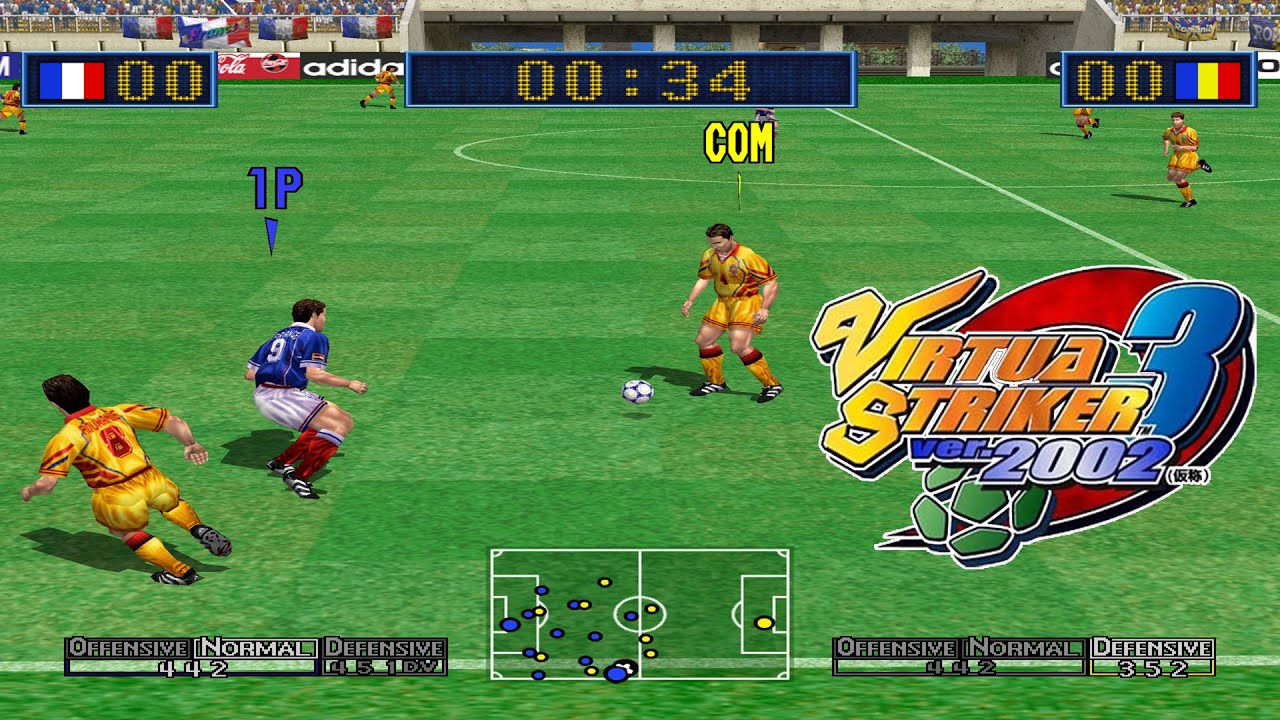 Virtua Striker 3 Ver 2002 4K 60Fps - Italy VS Brasil Gameplay - Let's Play Arcade Cabinet ...
