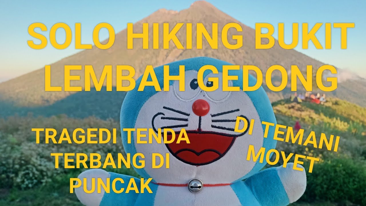 DISERBU MONYET PAS SOLO HIKING DI BUKIT LEMBAH GEDONG - YouTube