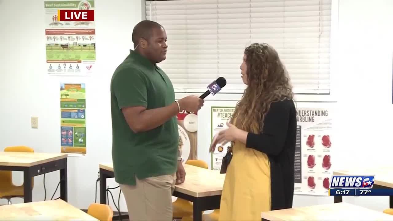 KBTX's Caleb Britt visits with North Zulch ISD on first day 2024-2025 ...