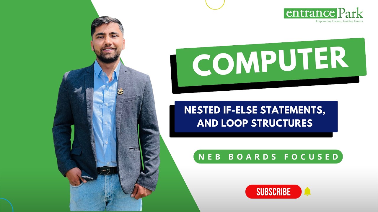 Nested if else statements, and loop structures - YouTube