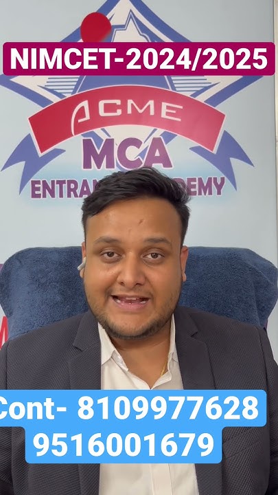 NIMCET 2024 & 2025 New Batch | ACME Academy | Best MCA Coaching | Best NIMCET Coaching #nimcet # ...