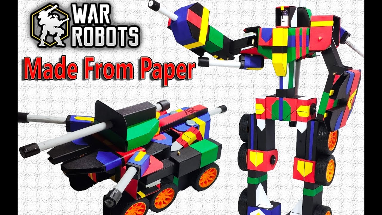 WAR ROBOTS | Mobile Fortress | Make Tranformers Fighting Robot From ...