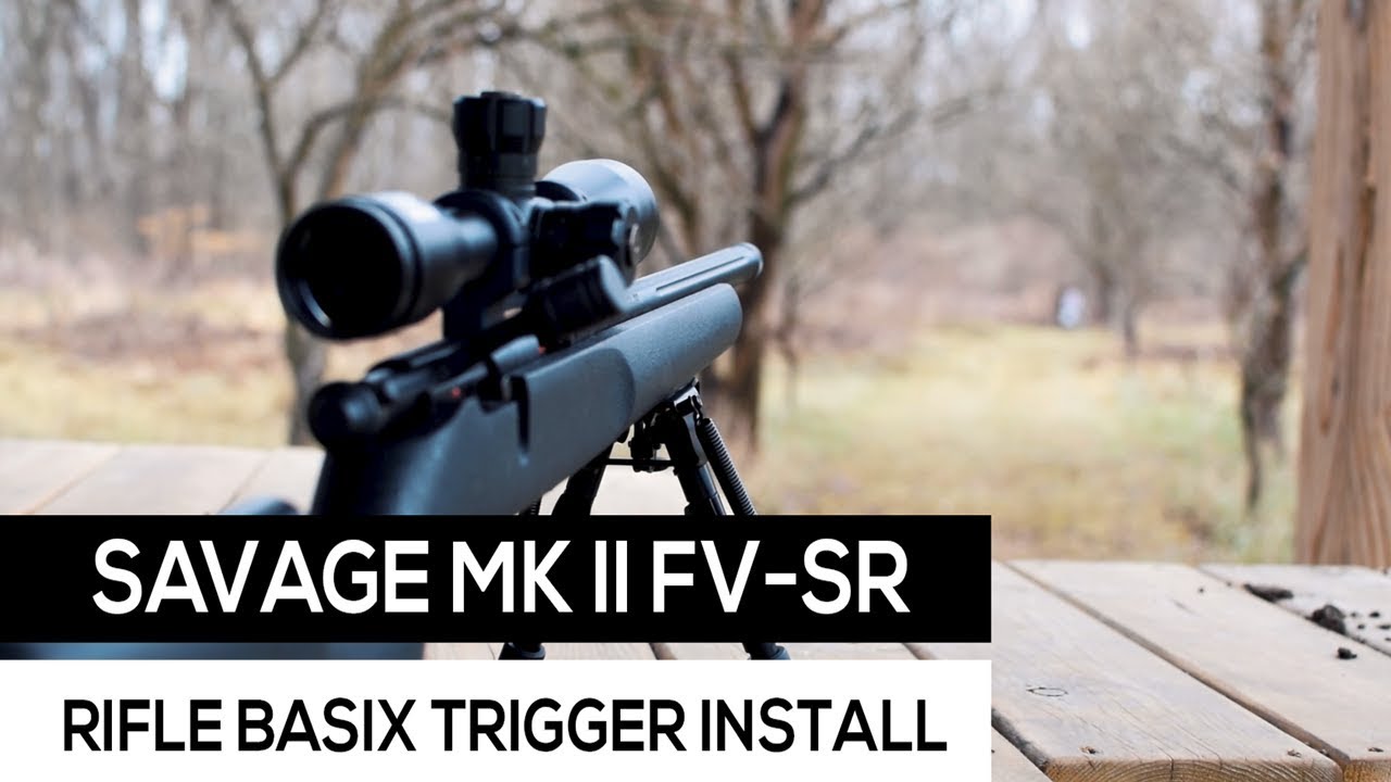 Rifle Basix Trigger for Savage MK II FV SR .22LR - YouTube