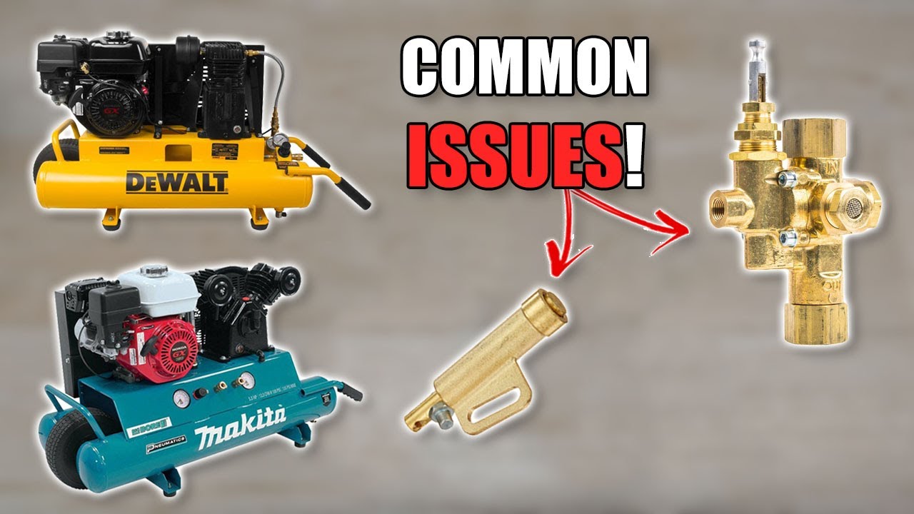 Gas Powered Compressor Shuts Off? WATCH THIS! - YouTube