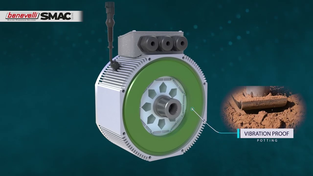 Synchronous IPM Motors for Construction Equipment - YouTube