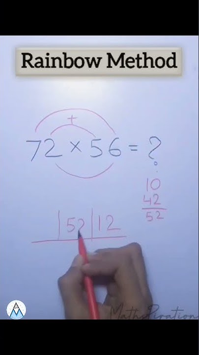 Rainbow Method || Maths Short Tricks || MathsPiration || #shorts #maths #tricks #ytshorts # ...