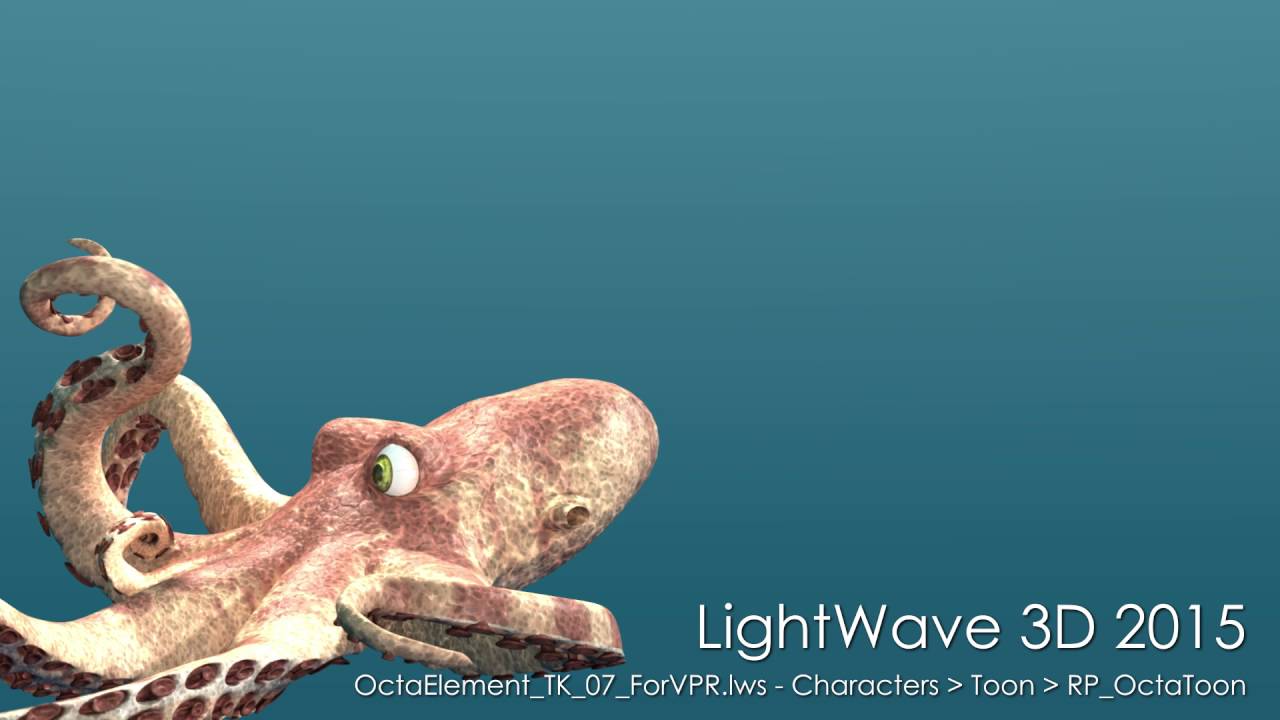 LightWave 3D: Octa Element scene rendered - YouTube
