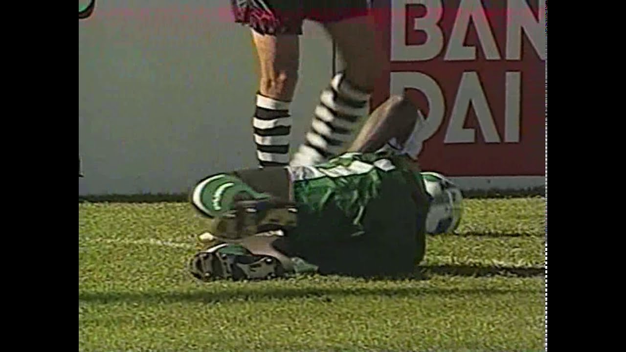 Goalkeeper Tom Liner Kicks Jean Harber in the balls - YouTube