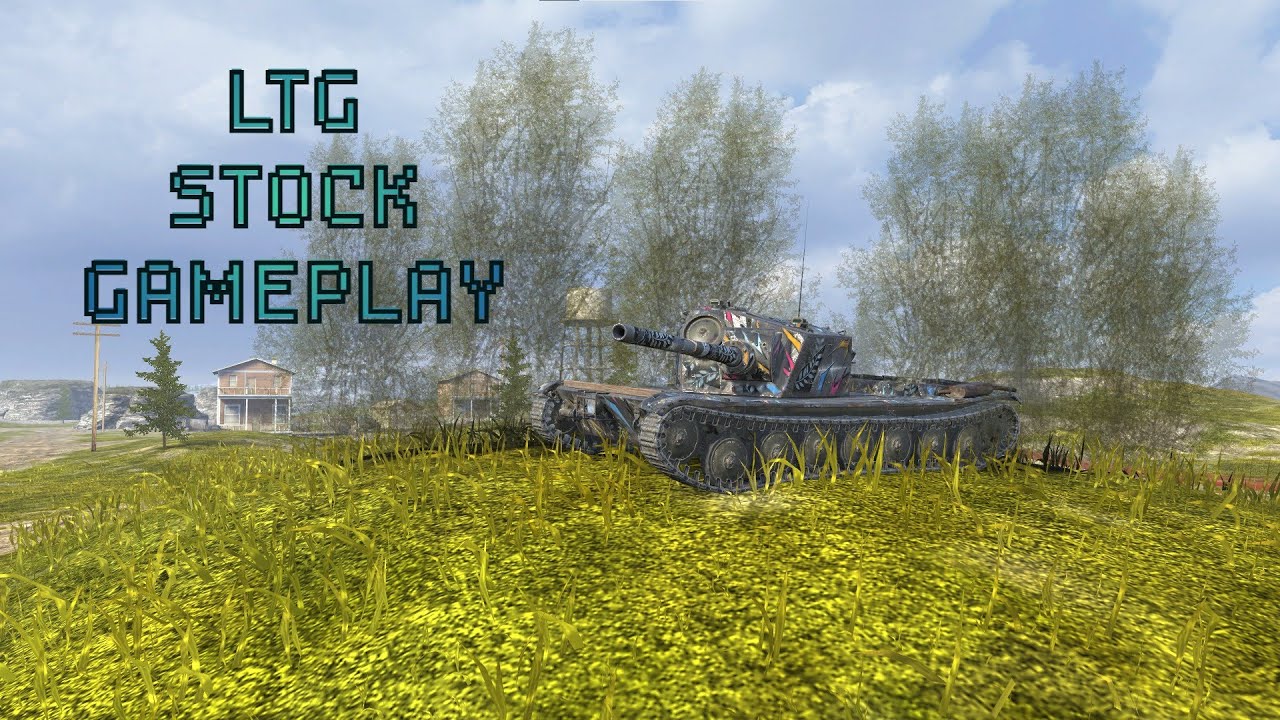 World of tank blitz (wotb) LTG stock gameplay - YouTube