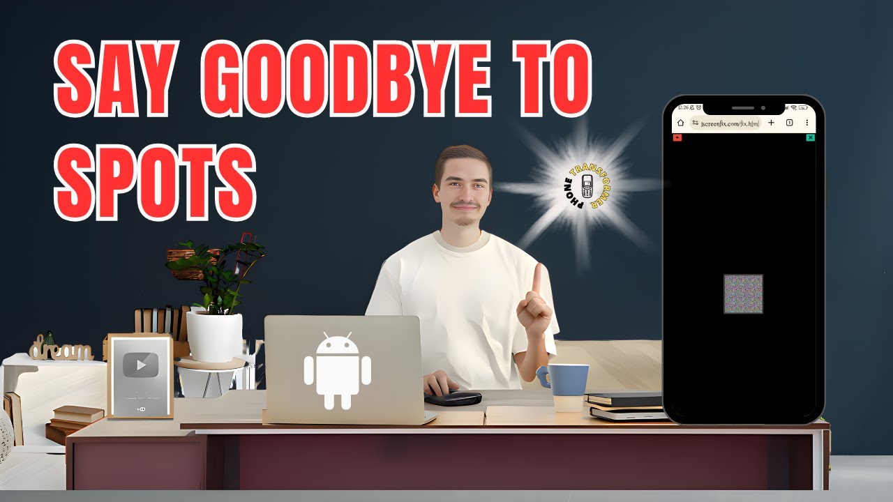 How to Fix Black Spots on Phone Screen - YouTube