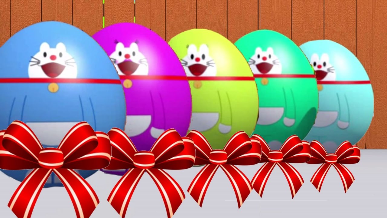 Finger Family Easter Egg Doraemon Nursery Rhyme || Muncul Kids Channel ...