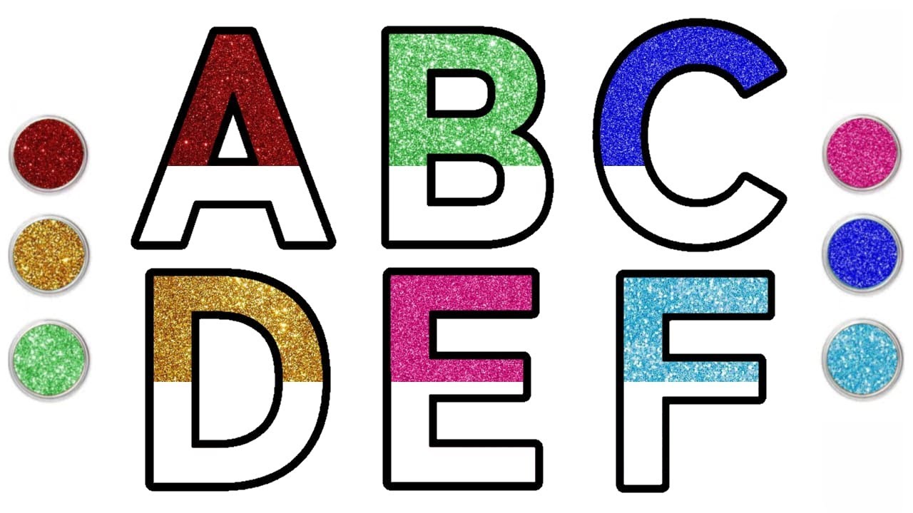 How to draw ABCD, phonic song / easy drawing for kids, drawing and ...