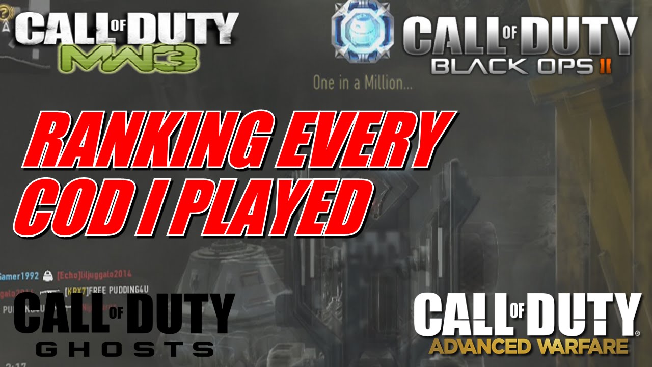 Ranking Every COD I Played COD AW Gameplay - YouTube