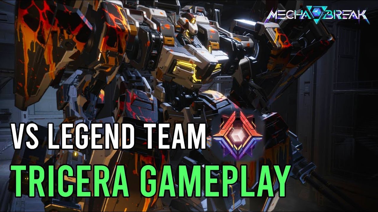 Intense Match! Tricera VS Legend Team - Mecha Break Gameplay - YouTube