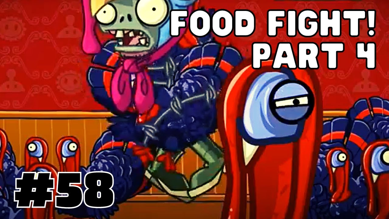 Final Food Fight! Part 4 of 4 - Plants vs Zombies 2 PvZ 2 - YouTube