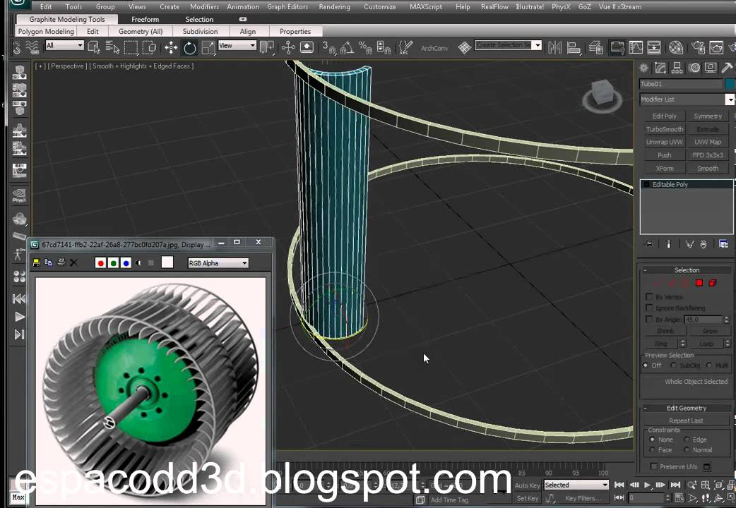3d ax_Pivot e Array 3D max-Part02.flv - YouTube